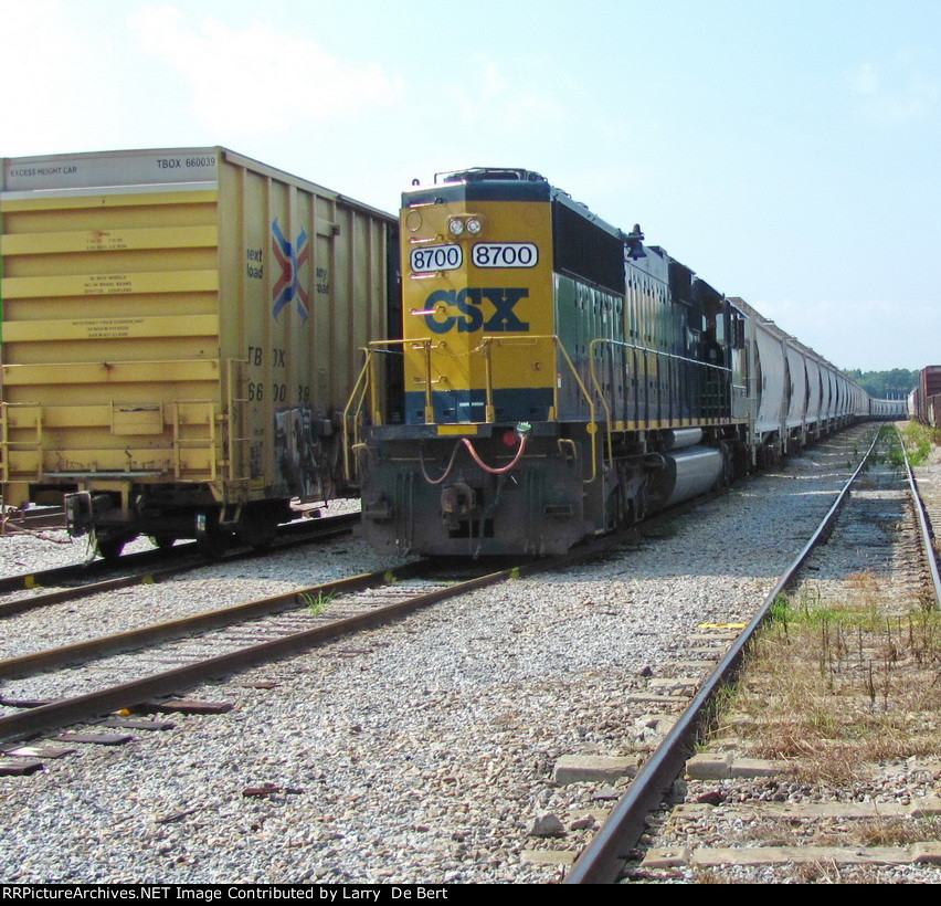 CSX 8700 The first SD60 for CSX